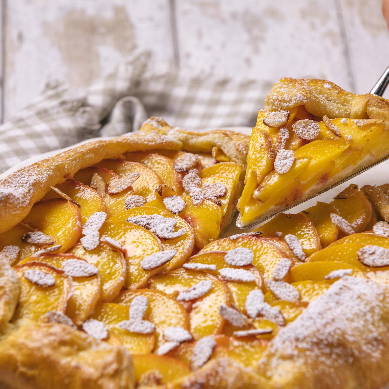 Easy Peach Galette - Alberta Milk